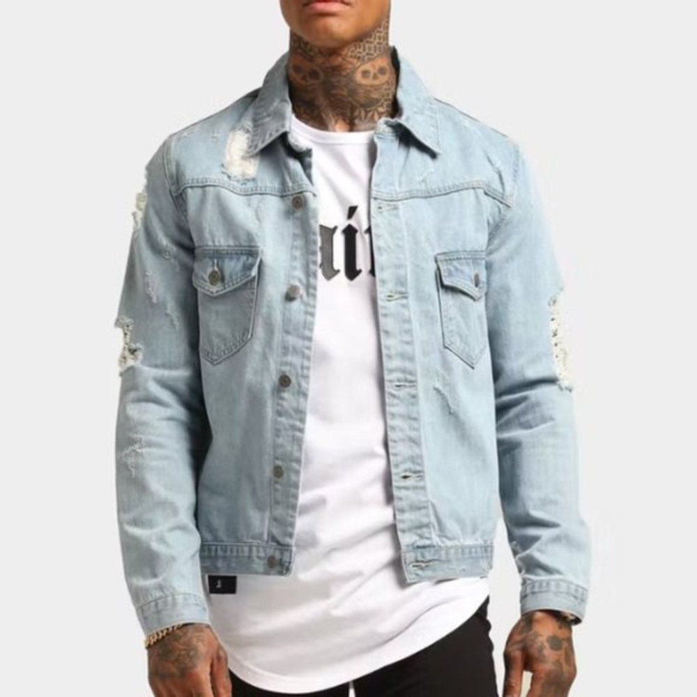 Saint Morta Rag Denim Jacket - Gem